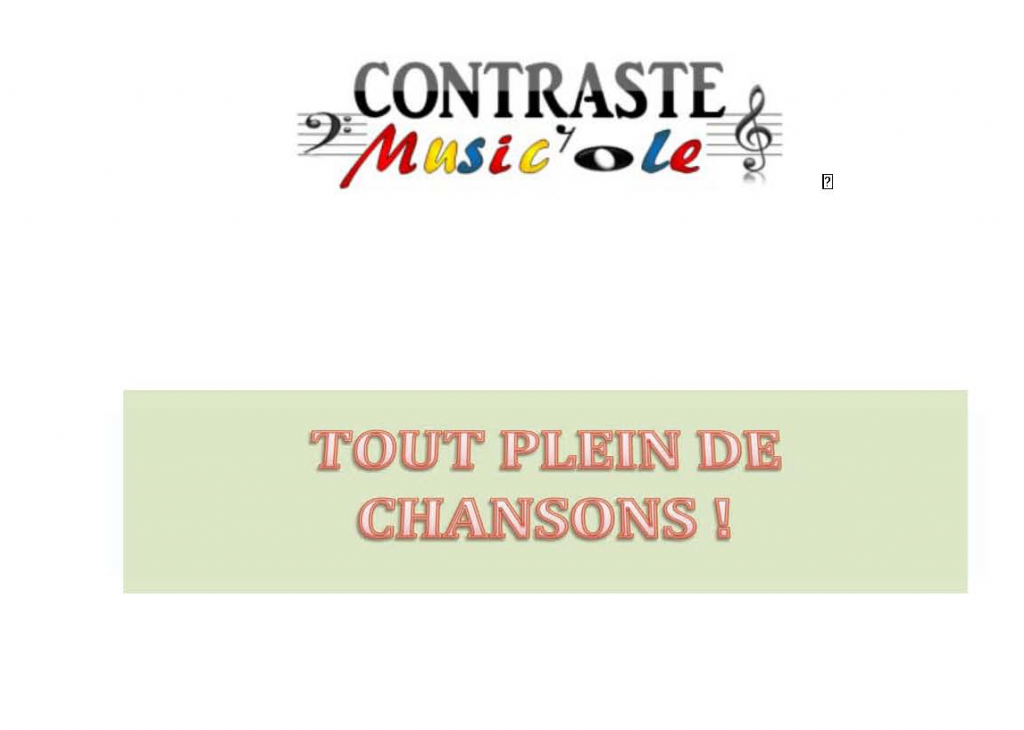 Tout plein de Chansons (Plus de 800 titres avec les accords ...